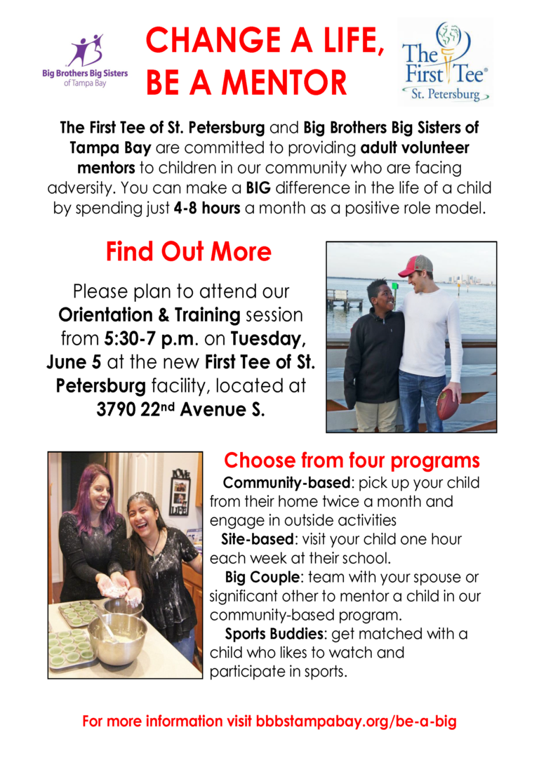 First Tee Of St. Petersburg Flyer - First Tee - St. Petersburg